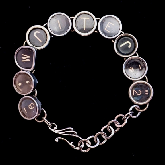 Unbranded | Jewelry | Vintage Typewriter Key Bracelet Various Letters ...